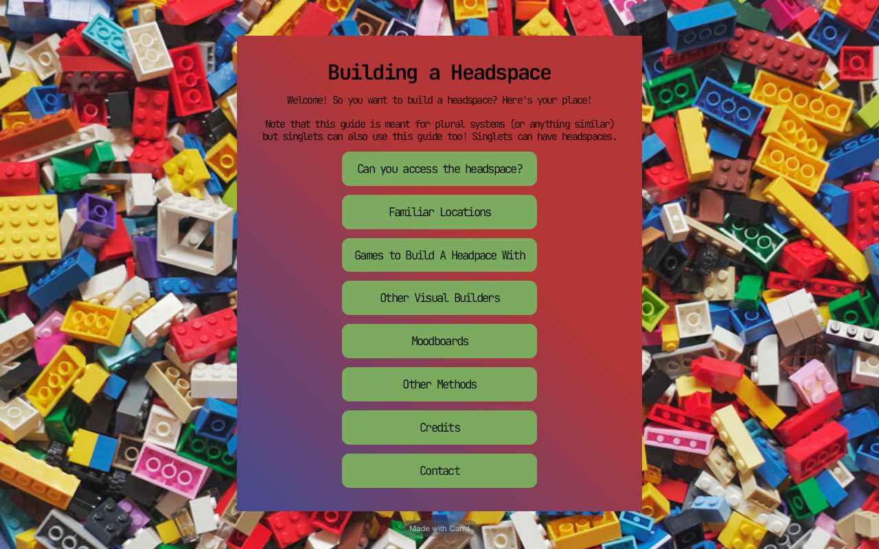 Building Your Headspace